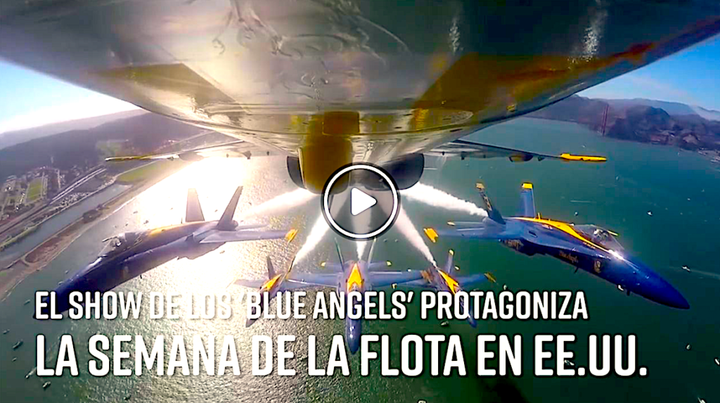 Las Increíbles Acrobacias Aéreas De Los 'Blue Angels'
